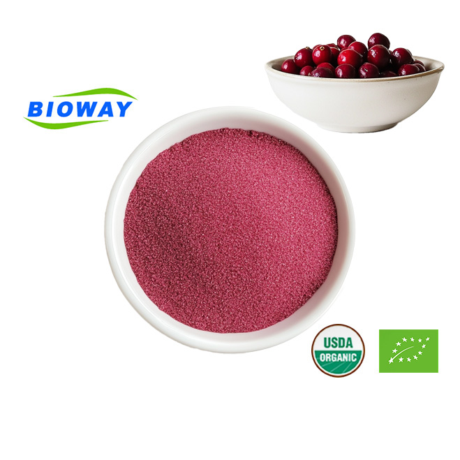 BIOWAY Organic Cranberry Juice Powder: Premium Quality for Wholesale