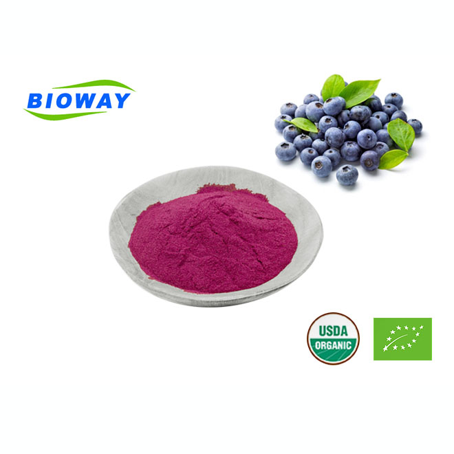 China Organic Blueberry Juice Powder, Manufacturers, Factory ...